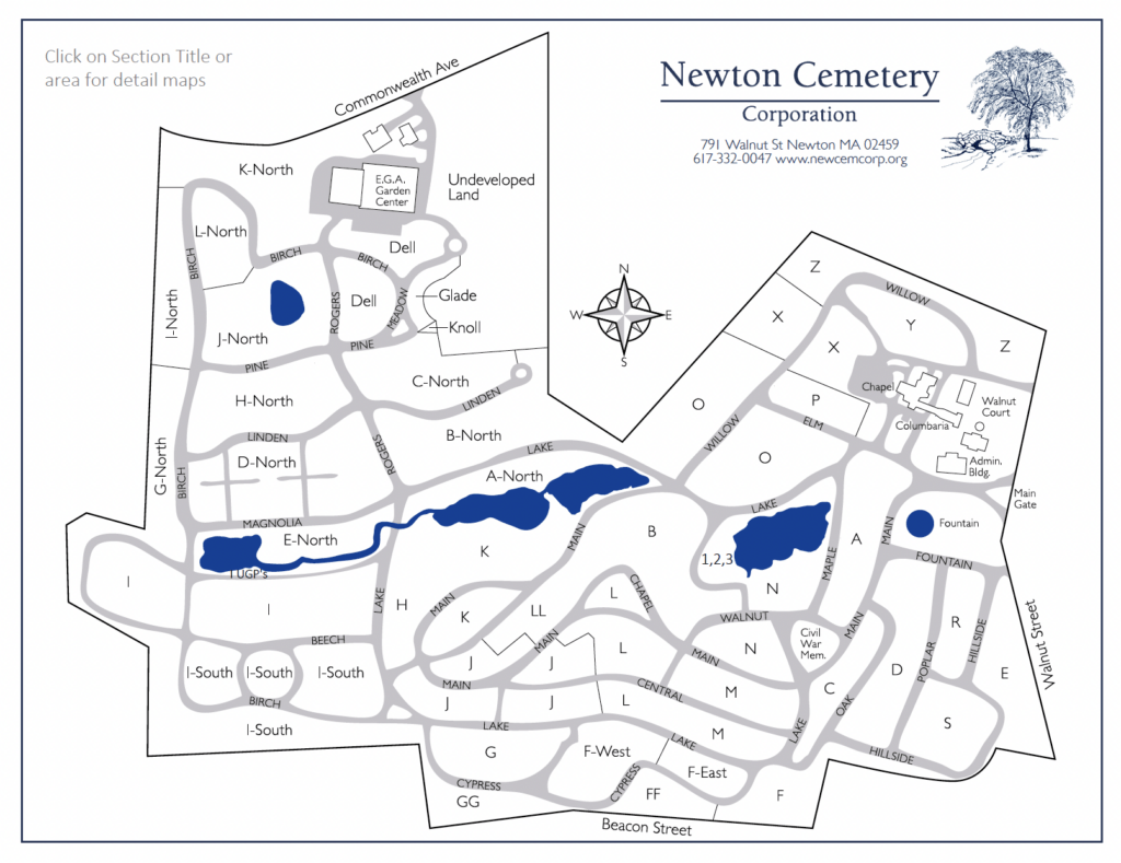 Burial Search - Newton Cemetery & Arboretum