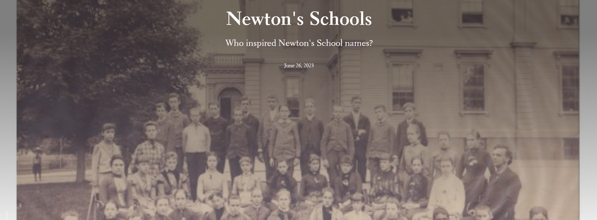 Online Tours - Newton Cemetery & Arboretum